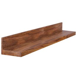 KADIMA DESIGN WANDREGAL Massivholz Landhausstil 140 cm Naturprodukt