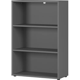KADIMA DESIGN AKTENREGAL-UNIVERSAL FRANKFURT 80 cm | 3 Ordnerh&ouml;hen (2 B&ouml;den) | Graphit