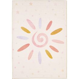 KADIMA DESIGN SPIELTEPPICH TRAUN in Creme, floral, 120 x 170 cm
