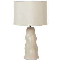 Beliani TISCHLAMPE Beige Vilar