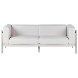 Beliani GARTENSOFA 2-Sitzer Beige Ferretti