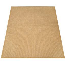 KADIMA DESIGN OUTDOORTEPPICH, in Naturoptik, aus Polypropylen, Senf, 160 x 220 cm