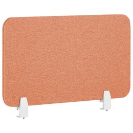 Beliani SCHREIBTISCHTRENNWAND 72 x 40 cm Hellrot Wally