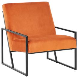 Beliani SESSEL Orange Delary