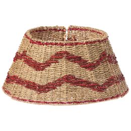 Beliani WEIHNACHTSBAUMKRAGEN 24 cm Naturfarben Hiver