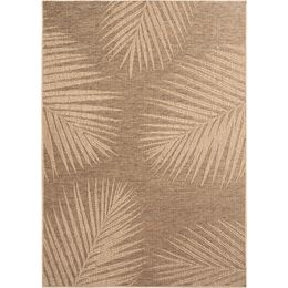 KADIMA DESIGN TEPPICH Outdoor ARLBERG in Braun, in Jute-Optik, 200 x 290 cm
