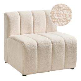 Beliani SESSEL Hellbeige Kage