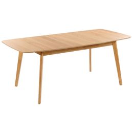 Beliani ESSTISCH 150-190/90/75 cm Hellbraun Rechteckig Madox