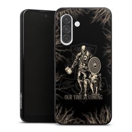 DeinDesign Galaxy A36 5G Handy Silikon H&uuml;lle Case schwarz Handyh&uuml;lle Tv Show Designs Wikinger Vikings