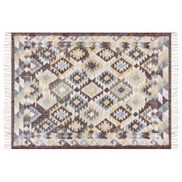 Beliani TEPPICH geflochten Fener 230/160 cm