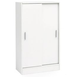 KADIMA DESIGN AKTENSCHRANK &ndash; Holz, Wei&szlig;, 60x107,5x28,5 cm, wasserabweisend & kratzfest, modern