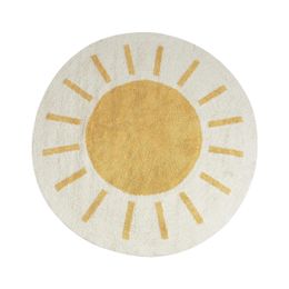 Beliani KURZFLOR-TEPPICH Beige 140 cm Baiker