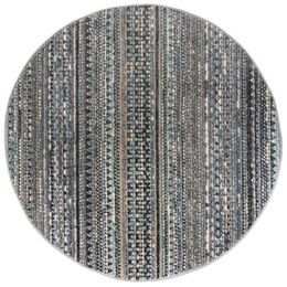 KADIMA DESIGN TEPPICH PERRAN, gestreift, Blau, &Oslash; 160 cm