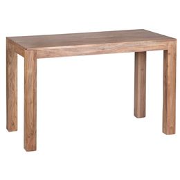 KADIMA DESIGN ESSTISCH Massivholz Akazie Rechteckig Handgefertigt NAKO, Beige 120x60x76 cm