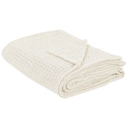 Beliani DECKE Beige 220 x 240 cm Chagyl