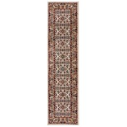 KADIMA DESIGN KURZFLORTEPPICH GLAZERT, orientalisch, Natur, 60 x 230 cm