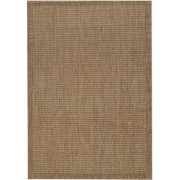 KADIMA DESIGN TEPPICH Outdoor DAFNE in Braun, einfarbig, 140 x 200 cm