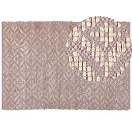 Beliani TEPPICH geflochten Gerze 230/160 cm