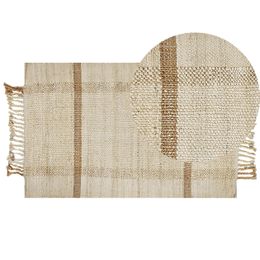 Beliani TEPPICH geflochten Yelmez 150/80 cm