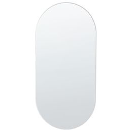 Beliani WANDSPIEGEL oval 40/80 cm Silber Alfortville