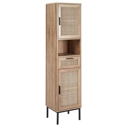Beliani BAD-WANDSCHRANK 40 cm Hellbraun Rosell