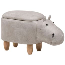 Beliani TIERHOCKER Hippo 60/32/35 cm