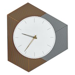 Beliani WANDUHR Wei&szlig;/Orange/Grau Sailon