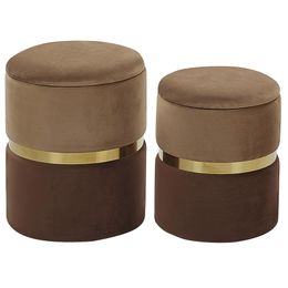 Beliani POUF Wichita 36/31/36/31/44/39 cm