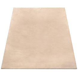 KADIMA DESIGN HOCHFLORTEPPICH, einfarbig, Sand, 200 x 200 cm