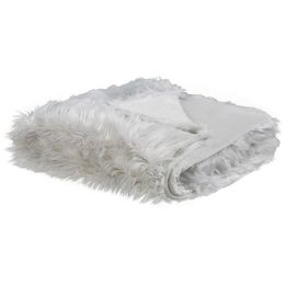 Beliani TAGESDECKE Grau 200 x 220 cm Delice