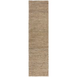 KADIMA DESIGN TEPPICH handgewebt CHASE, mit Struktur, Natur, 60 x 230 cm