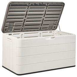 Beliani AUFBEWAHRUNGSBOX 116/60 cm Wei&szlig; Milies
