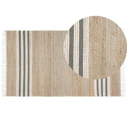 Beliani TEPPICH geflochten Mirza 150/80 cm