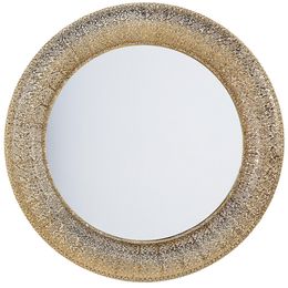 Beliani WANDSPIEGEL gold 80 cm Channay