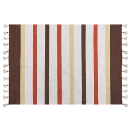Beliani TEPPICH geflochten Hisarli 230/160 cm