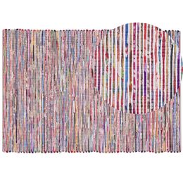 Beliani TEPPICH geflochten Bartin 230/160 cm