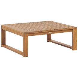 Beliani GARTENTISCH FSC&reg; zertifiziertes Akazienholz Heller Holzfarbton Timor
