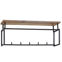 KADIMA DESIGN WANDGARDEROBE Mango Massivholz Metall Modern f&uuml;r Eingangsbereich