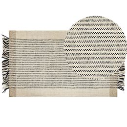 Beliani TEPPICH geflochten Divarli 150/80 cm