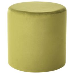 Beliani POUF Olivgr&uuml;n Lovett