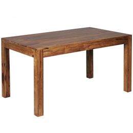KADIMA DESIGN ESSTISCH Massivholz Akazie Rechteckig Handgefertigt NAKO, Braun 160x80x76 cm