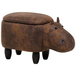 Beliani TIERHOCKER Hippo 60/32/35 cm