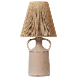 Beliani TISCHLEUCHTE Beige Larissos