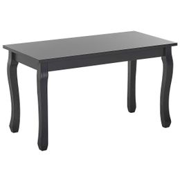 Beliani COUCHTISCH schwarz 80/40 cm Snook