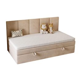 BOXSPRINGBETT ELZA MINI mit Topper 70x200 cm Royal Velvet 170