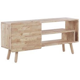 Beliani TV-M&Ouml;BEL Hellbraun WESTFIELD 36/130/59 cm