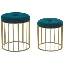 Beliani HOCKER 2er Set Lubbock