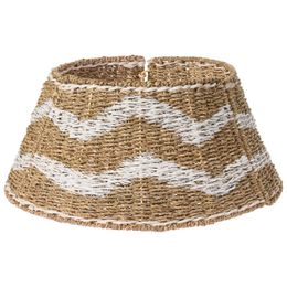 Beliani WEIHNACHTSBAUMKRAGEN 29 cm Naturfarben Hiver