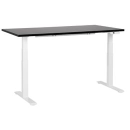 Beliani H&Ouml;HENVERSTELLBARER SCHREIBTISCH Elektrisch 160/72 cm Schwarz Destin III