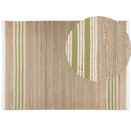 Beliani TEPPICH geflochten Mirza 230/160 cm
